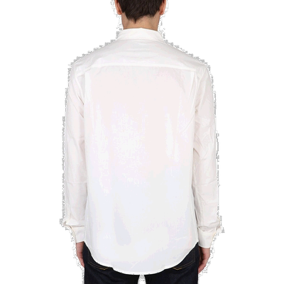 香港直邮A.P.C. 男士T恤 COEVDH12509AAB AW2024 白色 徽标长袖衬