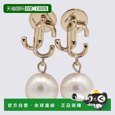 1h可退 香港直邮Jimmy Choo 周仰杰 女士 Bijoux 耳环 JCPEARLEAR