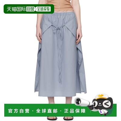 1h可退 香港直邮潮奢 Baserange 女士 蓝色 Decti 半身裙 SSDCPOS