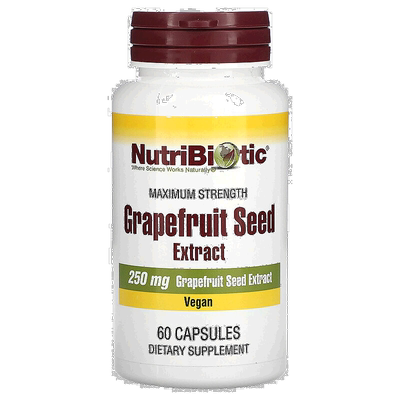 香港直发Nutribiotic葡萄柚籽胶囊营养温和细腻易吸收温和60粒