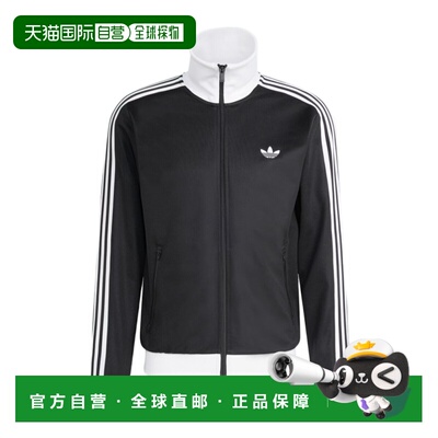 1h可退 香港直邮ADIDAS 男士运动服 KE3527 SS2026 黑色 高领卫衣