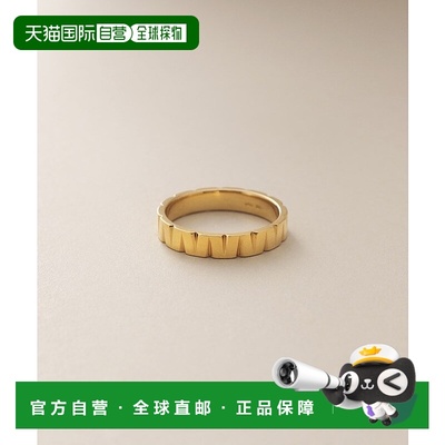 日潮跑腿COCOSHNIK K18三角雕刻戒指 405-66355