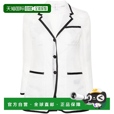 香港直邮THOM BROWNE 女士夹克 FBC927B05762100 SS2025 白色外套
