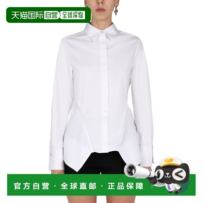 香港直邮GIVENCHY 女士衬衫 BW60XG1469100 AW2022 白色 SHIRT WI