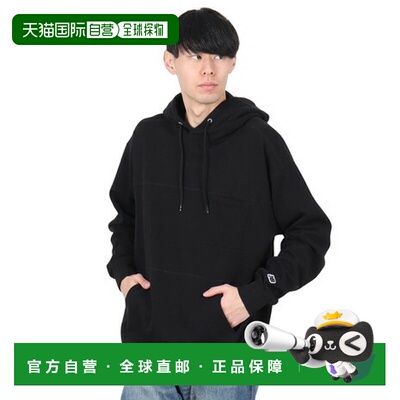 日本直邮（New Balance）男士900法式毛圈连帽卫衣 AMT35145BK []