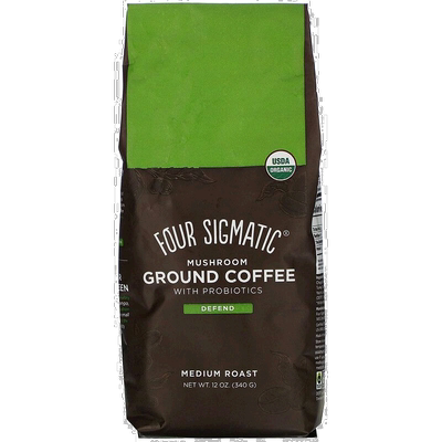 香港直发Four Sigmatic益生菌蘑菇咖啡粉340g好的烘焙中度袋装