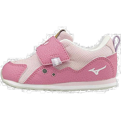 【日本直邮】Mizuno美津浓 儿童运动鞋Tiny Runner 6中性 粉x白 1