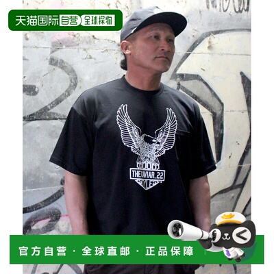 1h可退 日本直邮THE CAVIAR 男女同款短袖T恤 胸前口袋 前幅印花