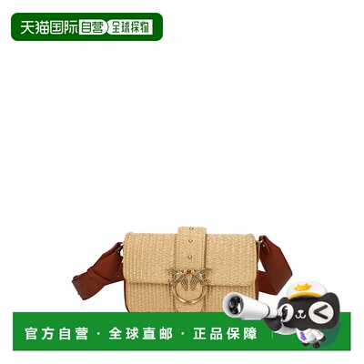 香港直邮PINKO 女士单肩包 104340A2CFC50Q AW2025 浅棕色 Crossb