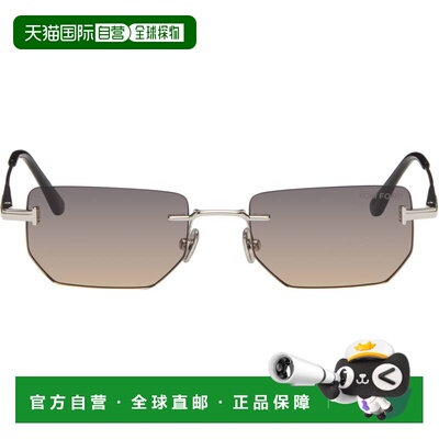 1h可退 香港直邮潮奢 Tom Ford 汤姆 福特 男士 银色 Ethan-02 太