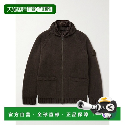 香港直邮Stone Island 石头岛 男士 Ghost 青果领层叠感带里衬羊