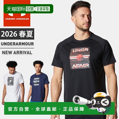 日本直邮Under Armour 男士短袖圆领T恤饰有UA Dreamers标志宽松