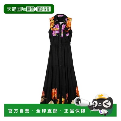 自营Desigual Viscose Casual Women's Dress - black 美国奥莱直