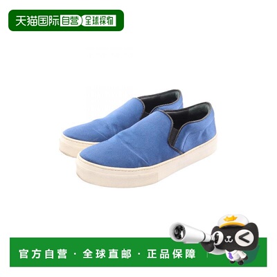 日本直邮中古二奢Celine赛琳女B级9新Slip-ons无带(或无扣)便鞋帆