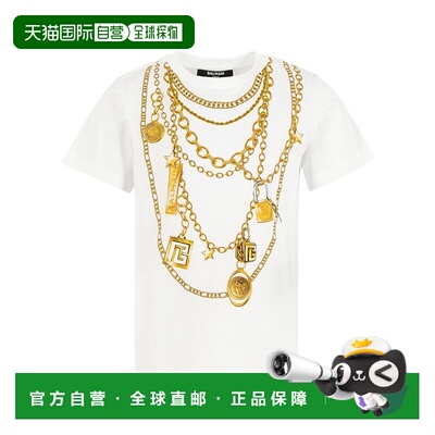 香港直邮Balmain 短袖T恤 BX8C41Z3186