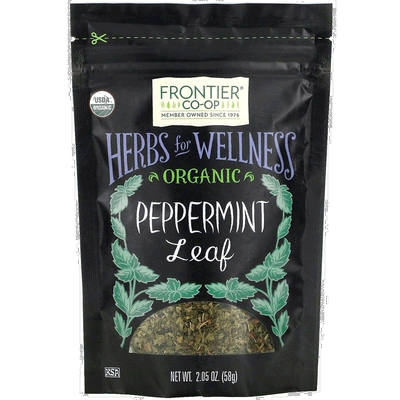 香港直发Frontier Co-Op有机薄荷叶草本补充剂健康草本芳香58g