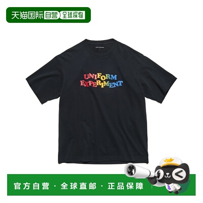 日本直邮uniform experiment 男女同款 复古做旧全棉T恤 UE262056