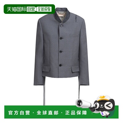 香港直邮Marni 立领夹克 GIMA0283QSTW839