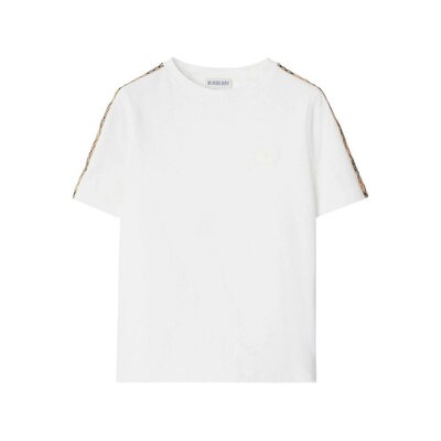 BURBERRY 男童T恤 8108049A1464 SS2025 白色 T-shirt