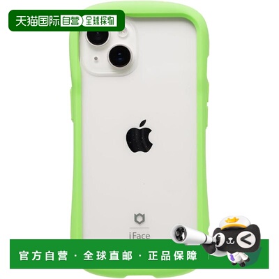 【日本直邮】iFace Reflection iPhone14 强化玻璃壳 绿 耐冲击