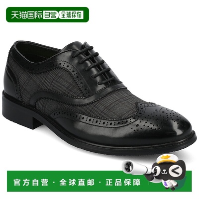 自营 vance co.万斯 杰罗姆 温蒂普牛津-黑色 美国奥莱直发男鞋