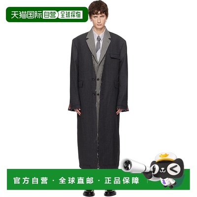 1h可退 香港直邮Thom Browne 汤姆 布朗 男士 灰色 Deconstructed