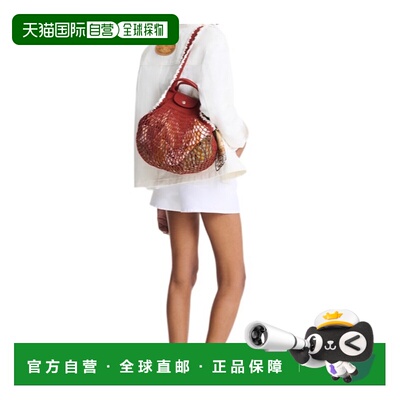 香港直邮LONGCHAMP 女士斜挎包 10121HGW213 AW2025 白色手提包