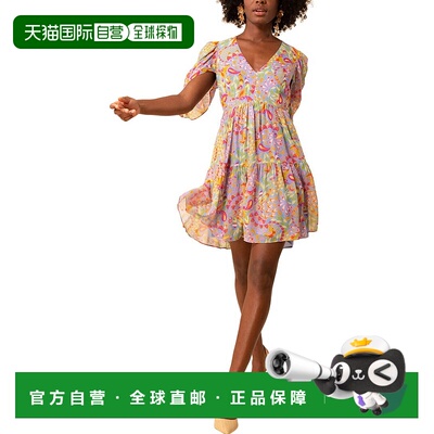 自营 Hale Bob Hope连衣裙-蓝色 美国奥莱直发