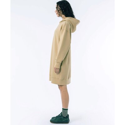 LACOSTE 女士品牌刺绣长款连帽卫衣裙 EF071499