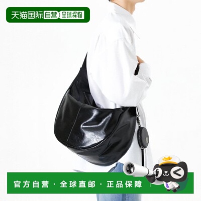 韩国直邮MIMTHEWARDROBE公用邮差包M223BB2BK MONTA CRACK LEATHE