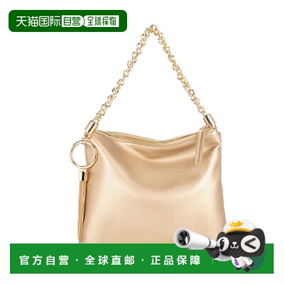 自营 mia k collectionMia K.的Brigitte女式单肩包-金色 美国奥