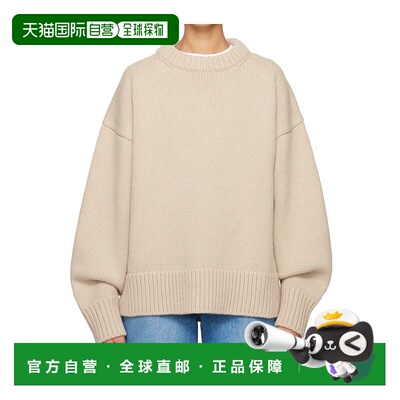 香港直邮THE ROW 女士针织毛衣 325Y184SAND AW2024 灰色 Ophelia