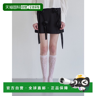 1h可退 日本直邮etre loin 女士玫瑰花图案迷你裙 125003半身裙