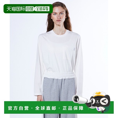日本直邮DOUBLE STANDARD CLOTHING 女装 长袖天竺棉T恤 后背印花