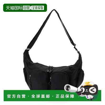 1h可退 日本直邮X-girl Stages 儿童双口袋肩背包 可调节背带 大