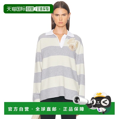 香港直邮Moncler 盟可睐 女士 长袖Polo毛衣 K20939A00005M4283
