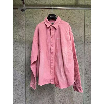 BALENCIAGA 女士衬衫 822840TRWB12014 SS2025 粉红色