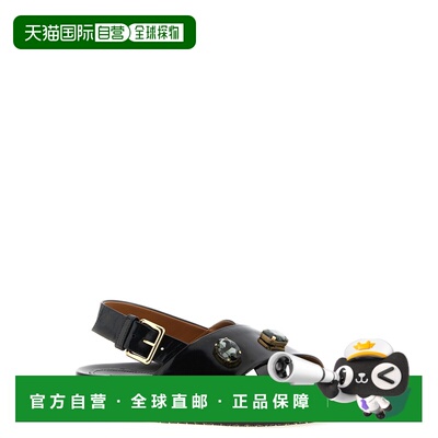 1h可退 香港直邮MARNI 女士凉鞋 FBMS018501P771000N99 SS2026 黑