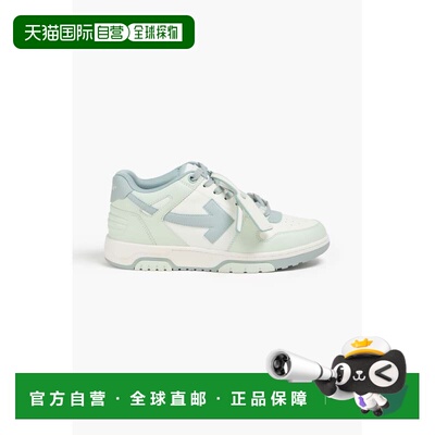 香港直邮off-white 男士 Out of Office 皮质运动鞋 OMIA189F24LE