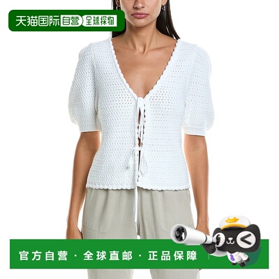 自营Splendid Beverley Sweater - White 针织衫开衫美国奥莱直发