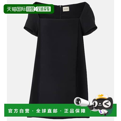 1h可退 香港直邮KHAITE 女士 Benji 迷你连衣裙 black黑色 舒适时