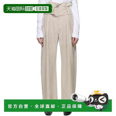 1h可退 香港直邮潮奢 J.W. Anderson 女士 灰褐色 Gathered Waist