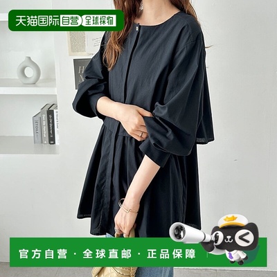 日本直邮GeeRA 可作披肩的佩普拉姆带色衬衫式连身裙 R04609EW145