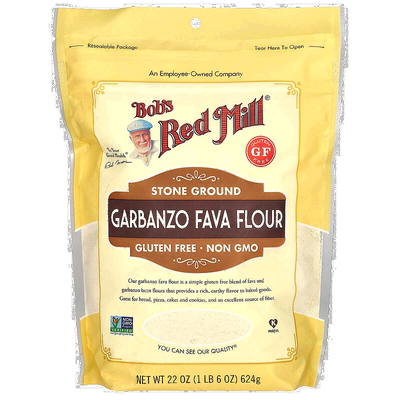香港直邮Bob's Red Mill鲍勃红磨坊石磨鹰嘴豆粉食用烘焙624g