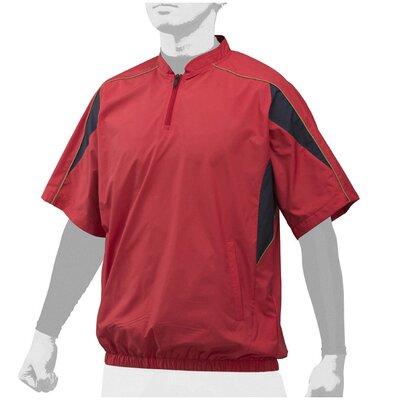 日本直邮MIZUNO 半拉链夹克棒球服装男女通用 12JE9V3462