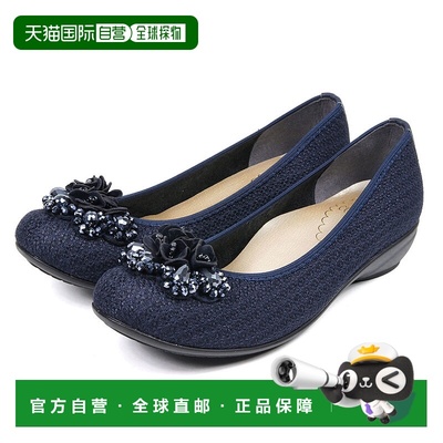 日本直邮浅口鞋无痛抗菌除臭串珠丝带芭蕾舞鞋平底鞋FIRST CONTAC