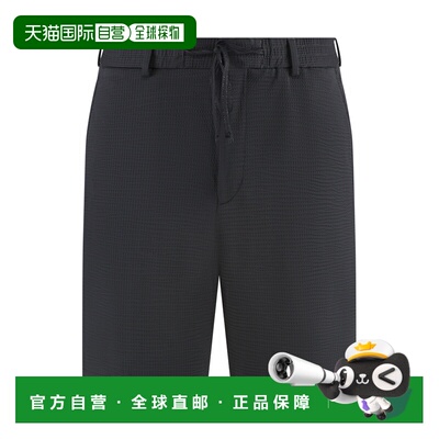 香港直邮BOSS 男士短裤 50540696001 SS2025 黑色 Techno fabric