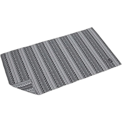 【日本直邮】鹿牌 露营休闲床单垫地毯 100 x 180cm 黑色UP-2567