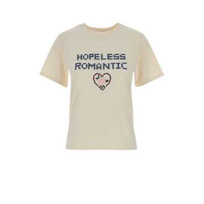 香港直邮Weekend Max Mara 女士 West 奶油色棉质T恤 26159710416