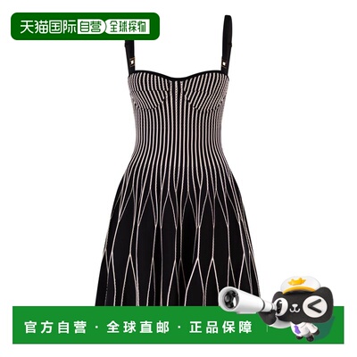 香港直邮潮奢 Elisabetta Franchi 女士 Two-colour 针织连衣裙 A